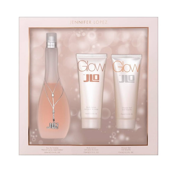 Jennifer Lopez Glow 100ml EDT Spray + 75ml Body Lotion + 75ml Shower G – LuxePerfumes