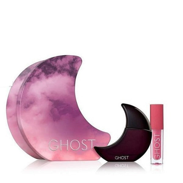 Ghost Deep Night 10ml EDT Splash + 1.5ml Dusky Rose Lip Gloss Star Gif ...