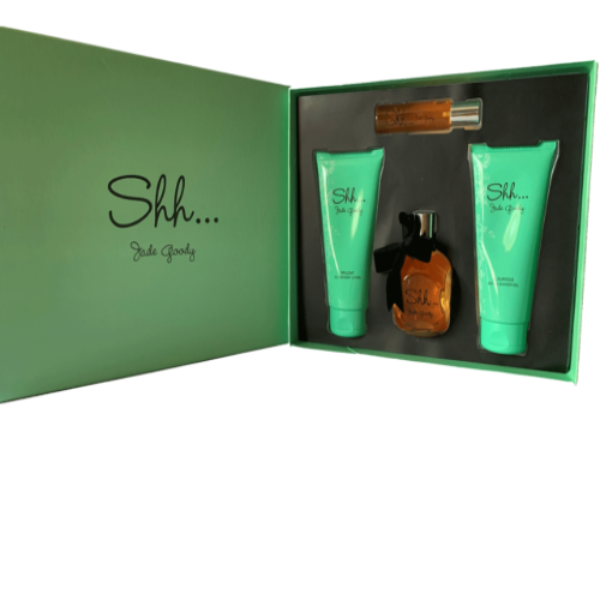 Jade Goody Shh 100ml Eau de Parfum 4 Pieces Gift Set – LuxePerfumes