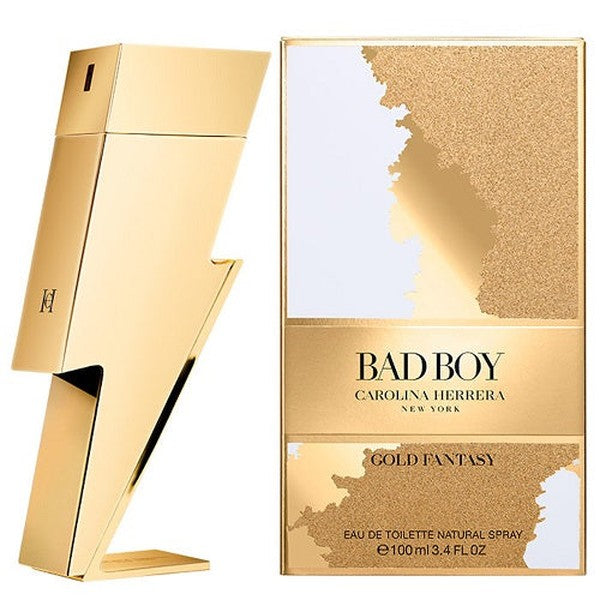 Carolina Herrera Bad Boy Gold Fantasy 100ml Eau De Toilette Spray ...